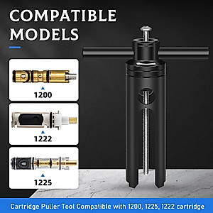 104421U Cartridge Removal Tool Replacement for Moen 1200,1222,1225, Spool Puller Tool Replacement for Moen Pressure Balance Tub/Shower Faucet Puller Tool, Posi-Temp Valve Series