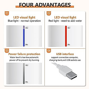 IFurffy Cat Water Fountain, 2L/67Oz Cat Water Dispenser with Smart Pump and 2 Flow Modes,BPA-Free Automatic Pet Water Fountain with Led Light,Ultra Silent Dog Drinking Fountain for Pets