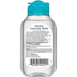 Garnier SkinActive Micellar Cleansing Water, For Waterproof Makeup, 3.4 Fl Oz