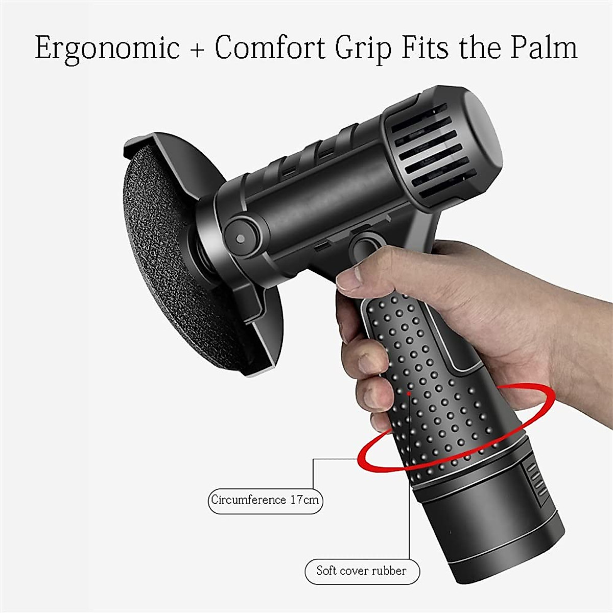 ALUNYAN Cordless Angle Grinder 4 Inch Hand Grinder 9000RPM with with 6000 MAh Lithium Battery& Charger for Cutting and Grinding Wood and Metal.