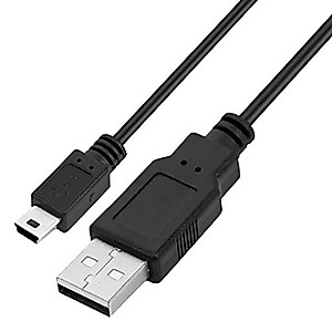 SAITECH IT 10 Pack USB 2.0 A to Mini 5 pin B Cable for External HDDS/Camera/Card Readers/ MP3 Player(150cm - 5Feet - 1.5M) -Black