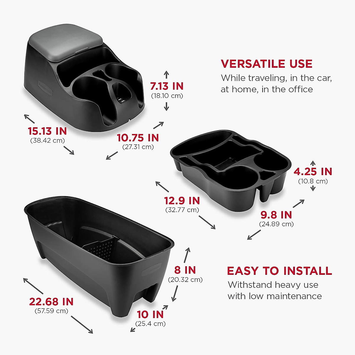Rubbermaid RM Console Combo (USB)