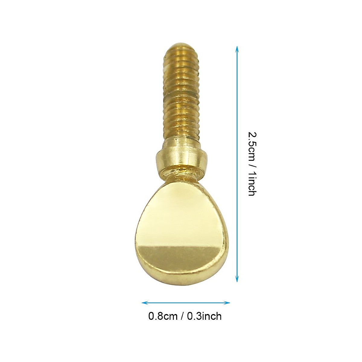 Durable Copper Sax Neck Tightening Screw Saxophone Replacement Parts Copper Attachment Neck Receiver Tightening Attach Screw For Sax Golden Instrument Accessory Saxophone Neck Screw Saxophone Scre