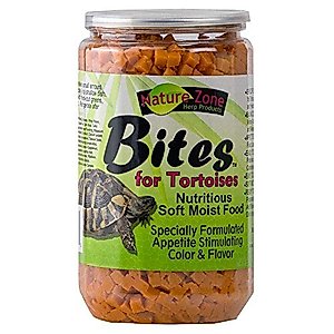 Nature Zone SNZ54662 Melon Flavored Total Bites Soft Moist Food for Tortoise, 24-Ounce by Nature Zone