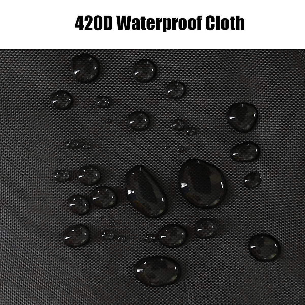 UCEDER 420D Waterproof Oxford Cloth Seal Cockpit Cover, Kayak Cockpit Drape Cover with PVC Coating Maximum Protection for Your Ocean Cockpit(Large 60x29 inch)