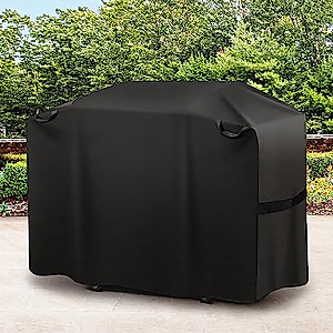 Arcedo Griddle Cover for Blackstone 28 Inch ProSeries, 60 inch Grill Cover for Griddle Cooking Station with Hood, Weather Resistant Outdoor Heavy Duty Waterproof Flat Top Gas Grill Cover, Black