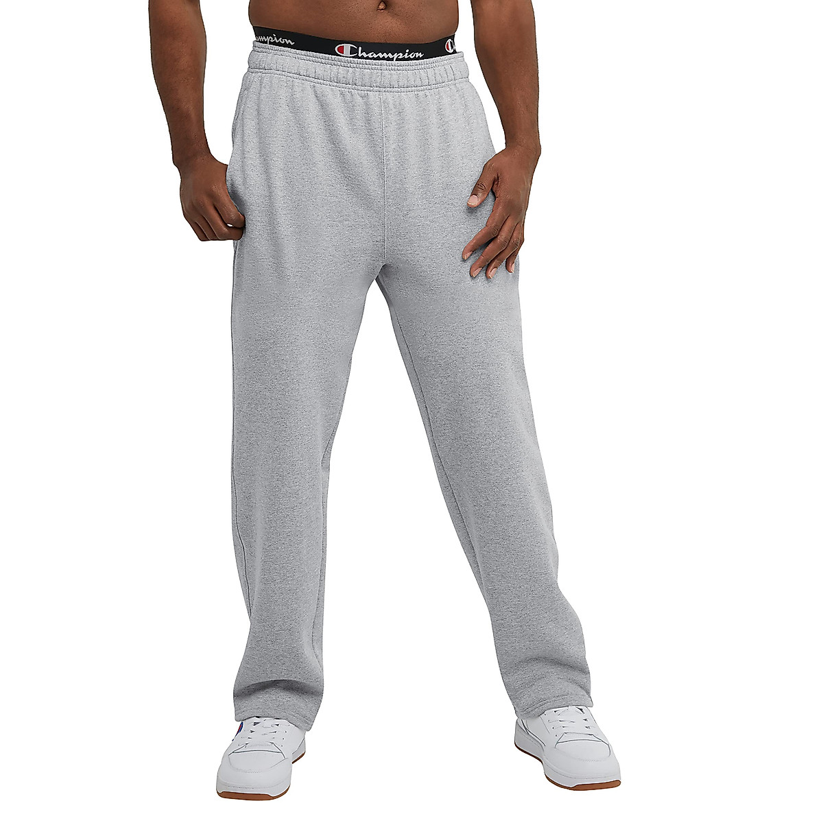 Champion Men's Sweatpants, Powerblend, Fleece, Open-Bottom Sweatpants (Reg. or Big & Tall)