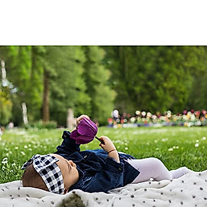 LeerKing 2 Pcs Fleece Baby Blankets, Soft Coral Plush Baby Infant Blankets, 30 x 40 Inches Swaddle Receiving Flannel Blankets for Baby Boys Girls