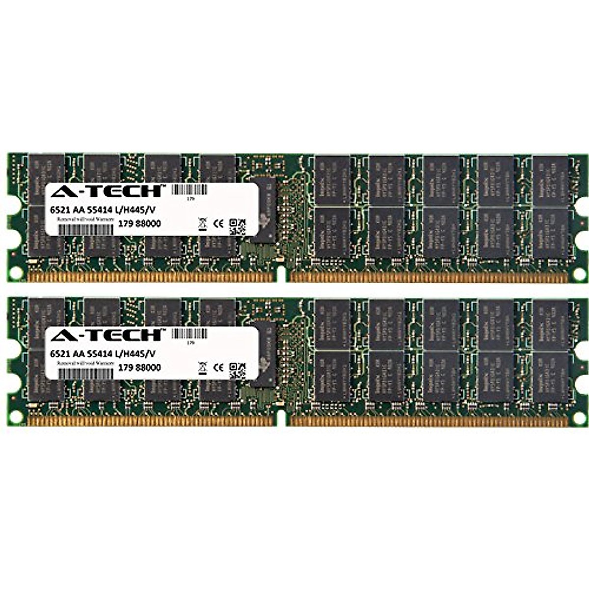 A-Tech 16GB Kit (2x8GB) RAM for Acer Altos Series G5450 | DDR2 667MHz PC2-5300 ECC RDIMM Registered DIMM 240-Pin 1.8V Server Memory Upgrade Modules