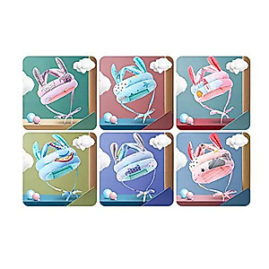 Ewanda store Infant Baby Head Helmet Safety Helmet Head Cushion Bumper Bonnet Protection Hat for Toddler Kids Children Walking Running Crawling(Pink Purple Elephant)