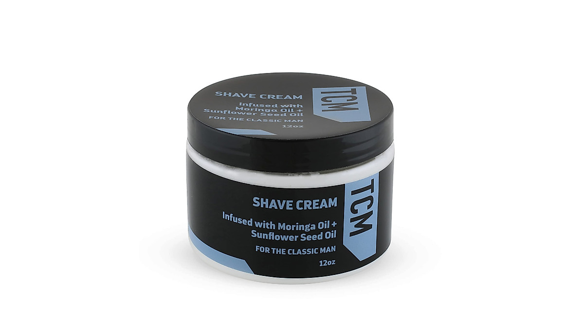Men's Irritation-Free Shaving Cream with Moringa & Sunflower Oil