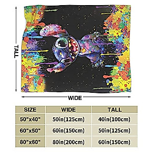 Super Soft Blanket, Unisex Throw Blanket Flannel Blankets for Bedding Couch Sofa Living Room Throws All Season 2-60"x50"