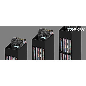 Glorious Record Rack 330, Black