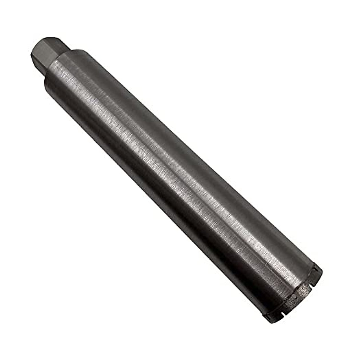 2-1/2" Crown Wet Core Bit for Precast Concrete and Wired Mesh, 10mm Segment Height, 14" Drilling Depth, Wet Only, 1-1/4"-7 Arbor