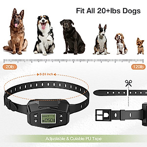 Dog Fence, 98-3280FT GPS Electric Dog Fence, Waterproof Wireless Pet Fence Collar Wireless Fence for Dogs, Pet Containment System Wireless Dog Fence System for Large Dog Training Outdoor