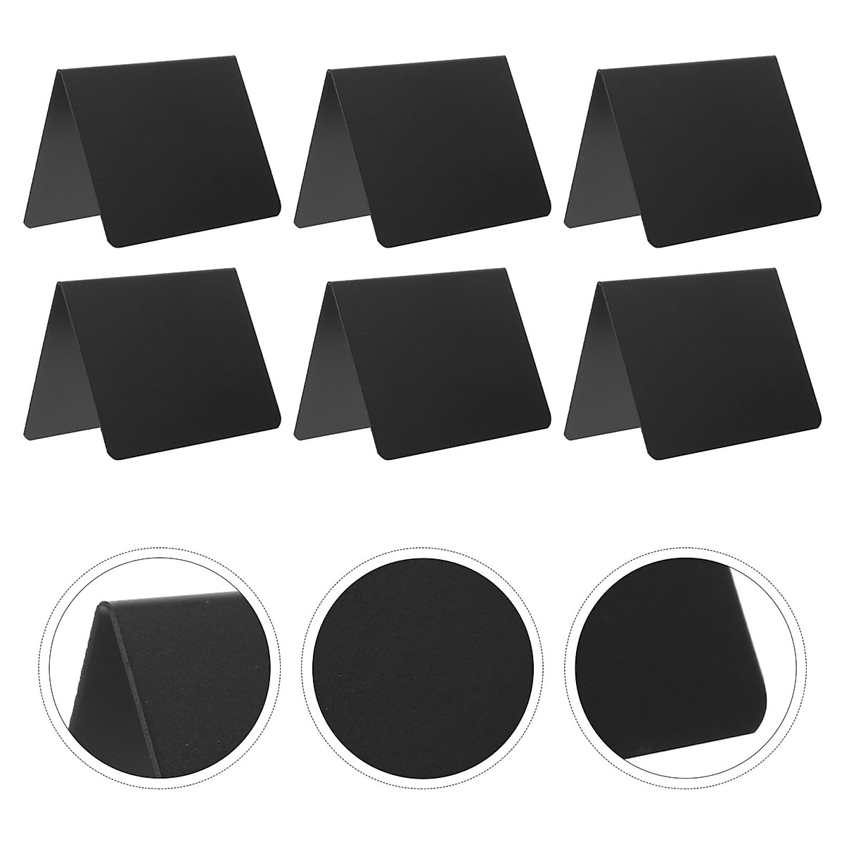 1 Set Desktop Cake Dessert Label Card Standing Memo Board Mini Chalkboard Signs for Food Small Blackboard Chalk Board Sign Board Table Chalkboard Sign Message Board for Shop