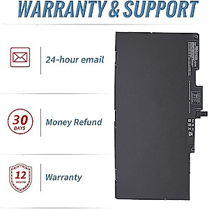 JGTM CS03XL Laptop Battery for Hp Elitebook 840 G3 G4 745 755 850 ZBook 15U G3 G4 Mobile Workstation Series CSO3 CS03046XL T7B32AA 800231-141 800231-271 800231-1C1 800513-001 Li-ion Battery 11.4V 46Wh