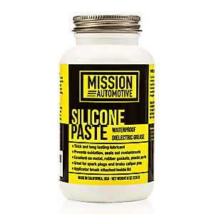 Mission Automotive Dielectric Grease/Silicone Paste/Waterproof Marine Grease (8 Oz.) Made in USA- Excellent Silicone Grease