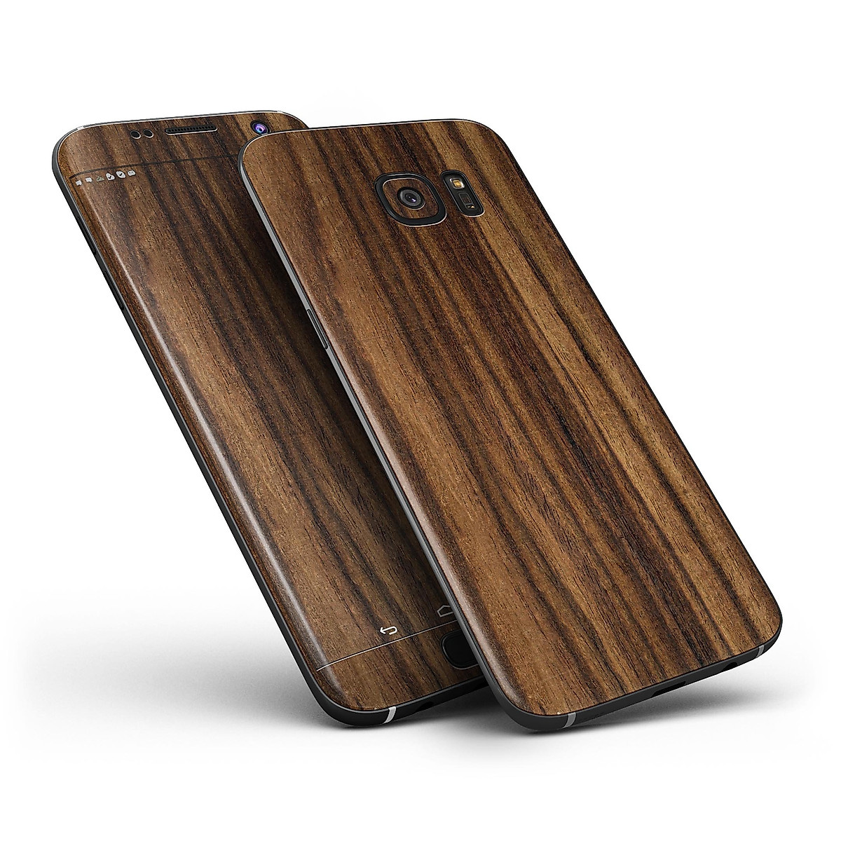 Design Skinz Design Skinz Bright Ebony Woodgrain Full-Body Wrap Decal Skin-Kit for The Galaxy S9