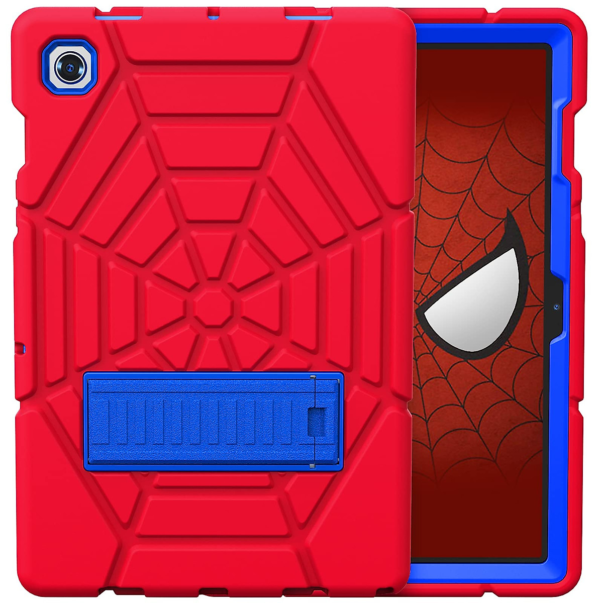 Grifobes Galaxy Tab A8 Case, for Samsung Galaxy Tab A8 Case 10.5 inch 2022 Shockproof Rugged Protective Cover with Stand for 10.5" Tablet SM-X200/X205/X207 for Kids Boys Children (Red+Blue)