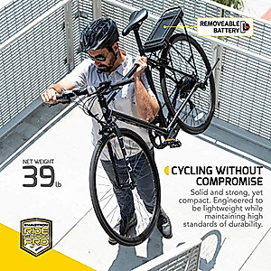 Swagtron Swagcycle EB-12 City Commuter Electric Bike with Removable Battery, Black, 700c Wheels, 7-Speed Shimano Gears