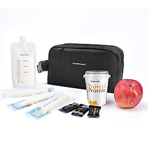 Freezable Lunch Bag,Freezable Snack Bag,Mini Cooler Bag for Travel/Work/School,Small Insulated Bag,Small Cooler Lunch Box with Ice Packs,Insulated Snack Bag,Freezable Snack Box with Handle Buckle