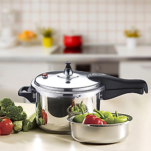 Bene Casa 61423 Aluminum Pressure Cooker 9.45 Quart 9 Liter