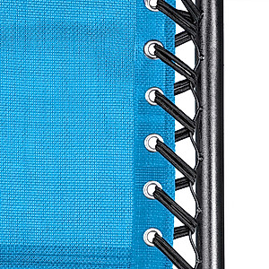 PATIKIL Gravity Chair Replacement Fabric, Anti-Gravity Chair Cloth Recliners Repair Tool Kit with with Cord Lace for Patio Outdoor, Sky Blue