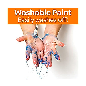 Crayola Washable Paint, 12 Count, Kids Non Toxic Paint Set, School Supplies, Assorted Colors, 16 Oz