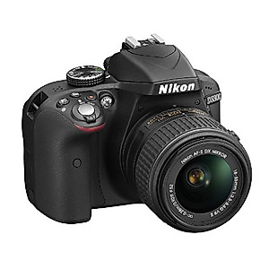 Nikon D3300 Digital SLR Camera Body Only - Black (24.2MP) 3.0 inch LCD