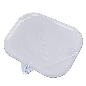 Fridge Turntable Organizer,Rectangular Lazy Susan Refrigerator Turntable Organizer 360° Rotatable Spice Rack for Cupboard Cabinets Pantry Bathroom (S)