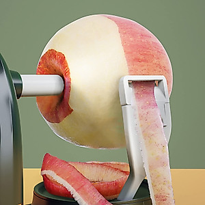 Fruit Apple Vegetable Peeler Slicer Corer, Sturdy Base for Stability, Durable Stainless Steel Blades for Apples, Pears, and More Versatile Kitchen Tool for Fruits and Potatoes