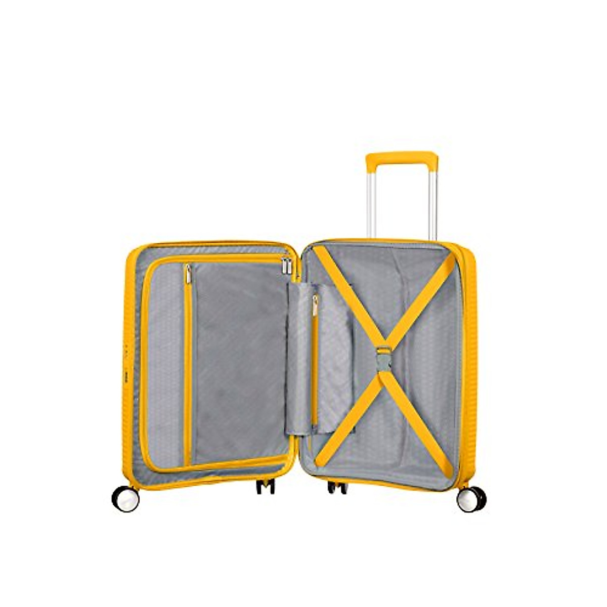 AMERICAN TOURISTER S 41 L, Yellow (Golden Yellow), Small (55 cm-41 Litre)
