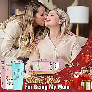 Gifts for Mom - 22oz Tumbler Best Mom Ever Gifts - Mom Gifts from Daughter Son - Mother's Day Gifts for Wife- New Mom Gifts for Women - Mom Birthday Gifts - Best Mothers Day Present for Sister Friends
