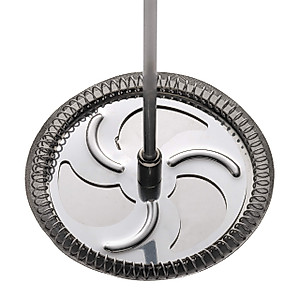 Bonjour Maximus French Press Coffee Maker, 8 Cup, Silver