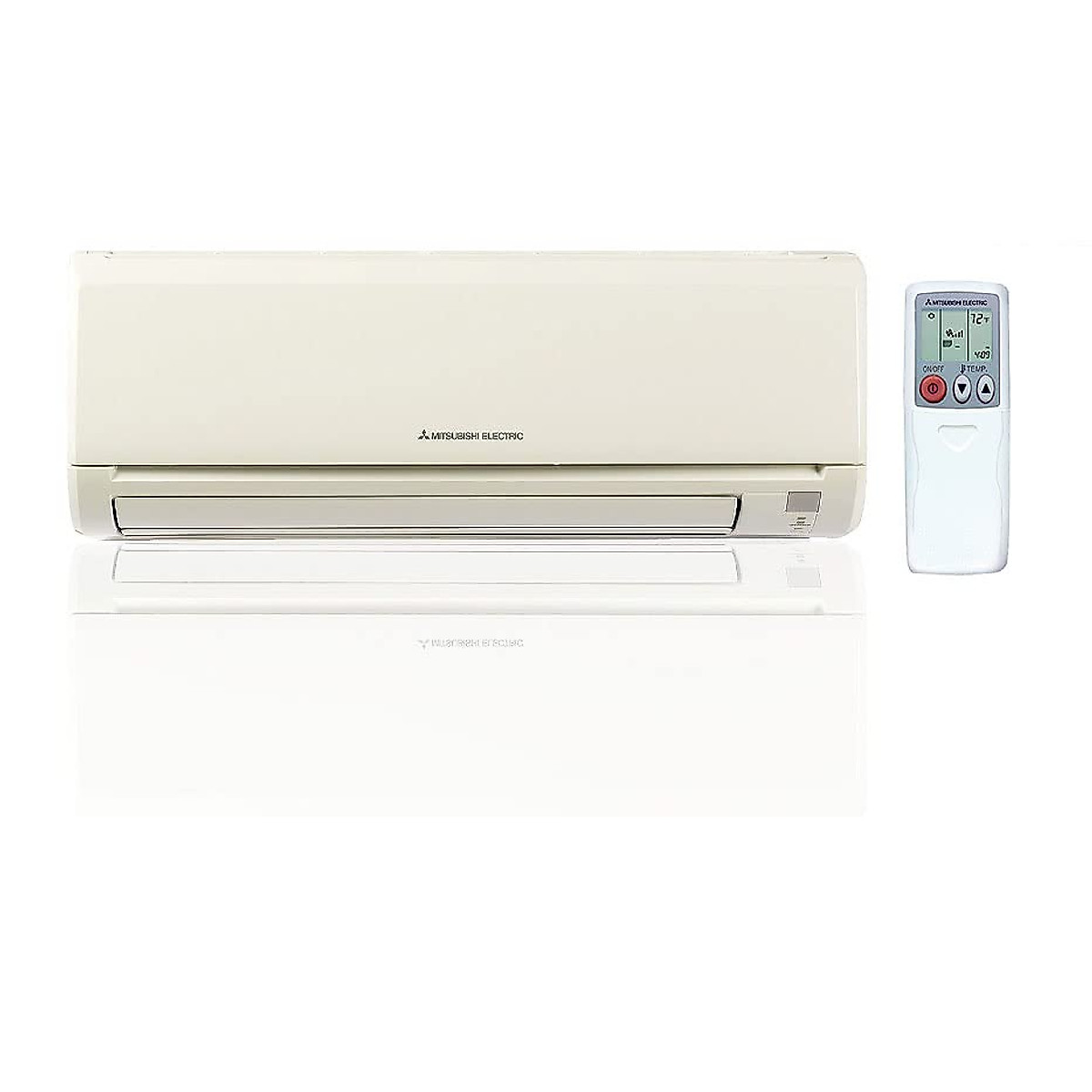 Mitsubishi 24,000 BTU 2 TON Cool & Heat Wall Mounted Ductless Mini Split System SEER 20.5 Energy Efficient Heat Pump System