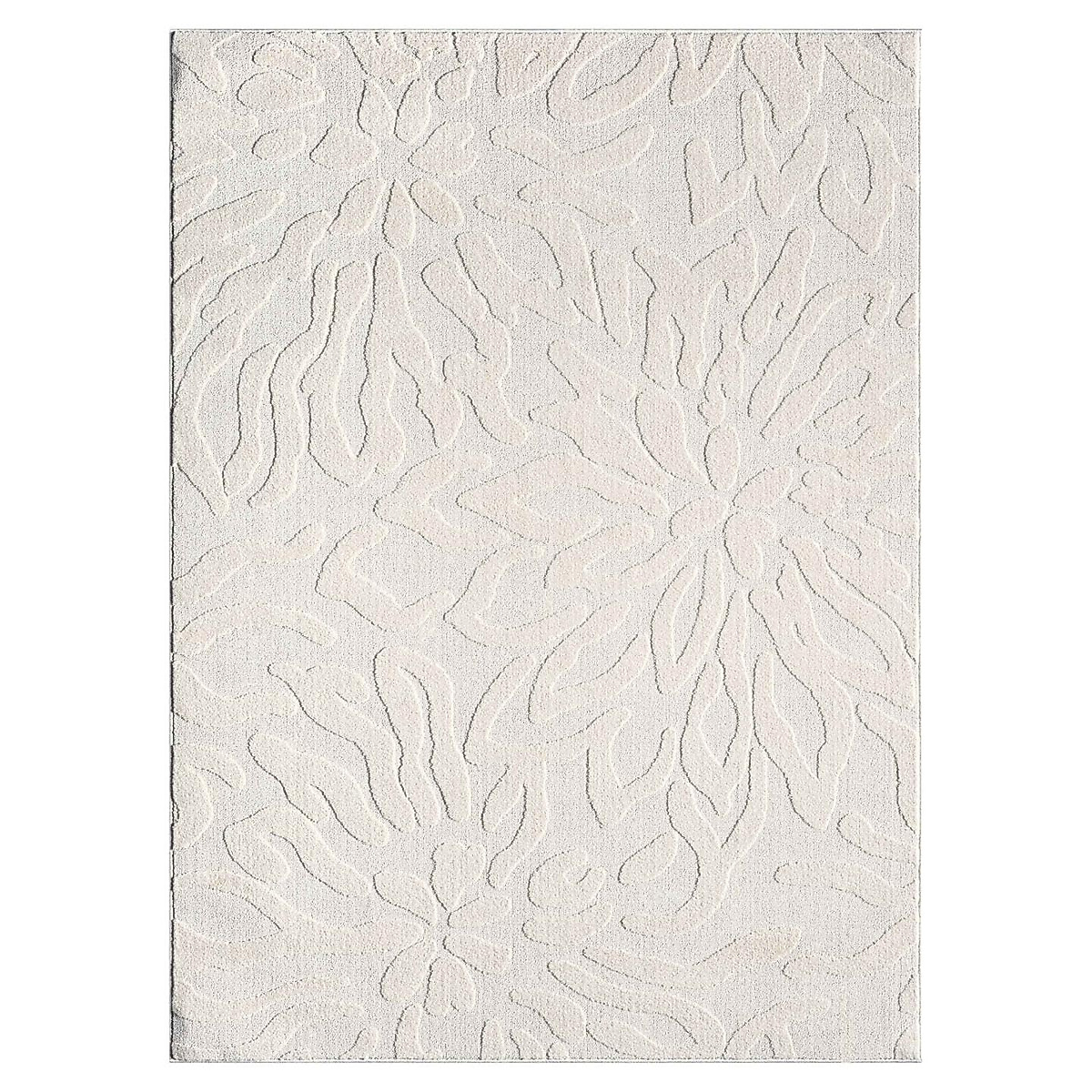 LUXE WEAVERS Grayson Collection 5970 Cream 8x10 Modern Abstract Area Rug