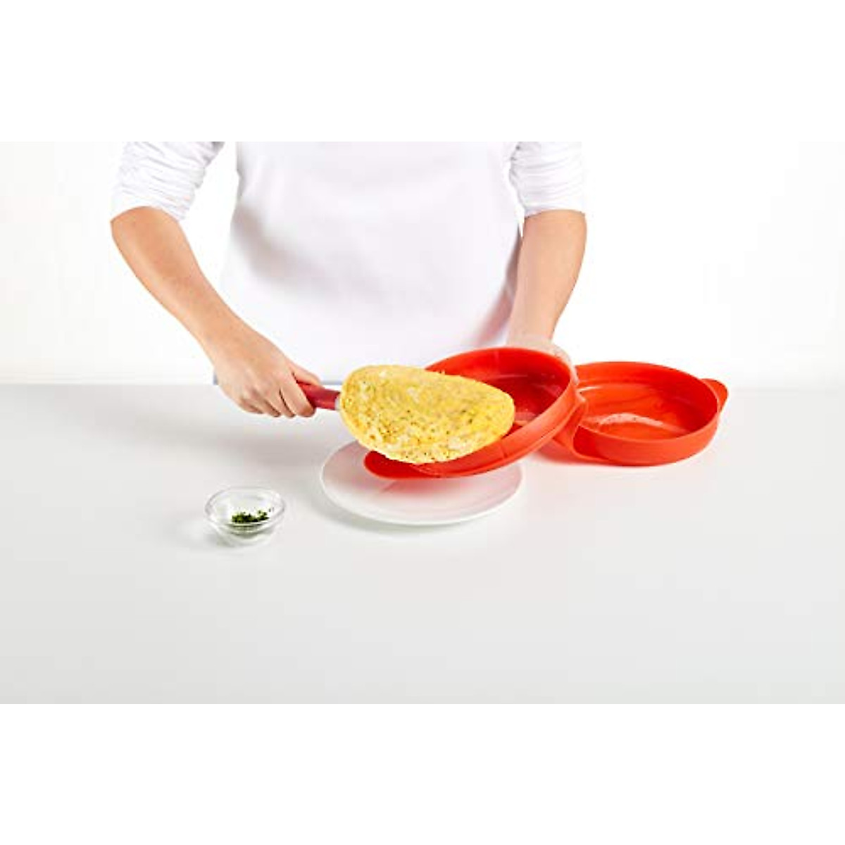 Lekue Spanish Omelet/Frittata Maker, Model # Red Small