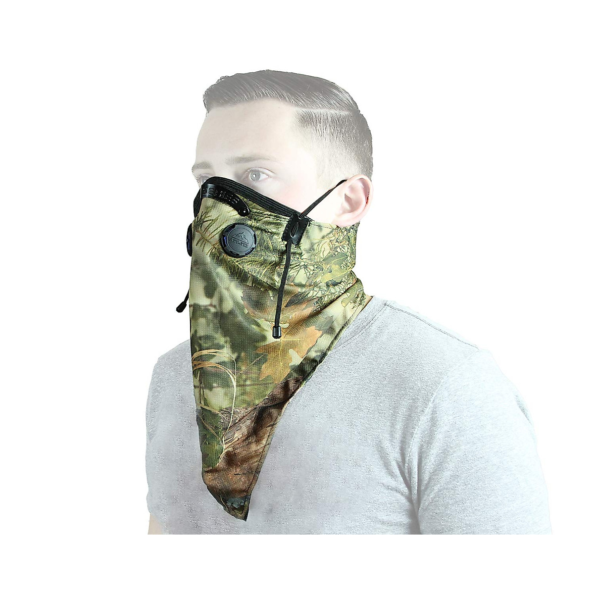 ATV TEK, Bandana Style Dust Masks with Suspension Straps and 3D Nose Box - Camo, 20"