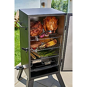 Cuisinart COS-330 Vertical Electric Smoker, Three Removable Smoking Shelves, 30", 548 sq. inches Cooking Space