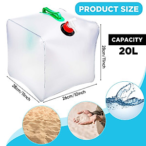 Pool Step Weights Sand Bags,4PCS Pool Ladder Above Ground Fillable Anchor Sandbags Container for Swimming Pool Steps and Collapsible Camping Water Storage Container,11" x 11"