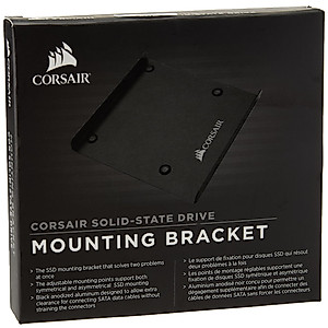 Corsair SSD Mounting Bracket Kit 2.5" to 3.5" Drive Bay(Cssd-Brkt1), Black