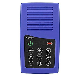 E Book Reader , 350mAh Mini Portable Solar Charge Bible Reader Book Reader , Built in 4G Capacity , 350mAh Battery , high Volume , Adjustable Sound , Gifts for Bible listeners Blue