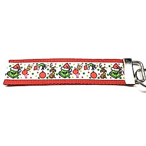 Max Cindy Lou Who Christmas in Red Key fob Strap or Key - Purse or Wallet Strap