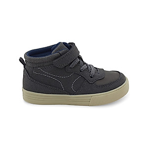 OshKosh B'Gosh Boy's Caspian Sneaker, Grey, 12 Little Kid