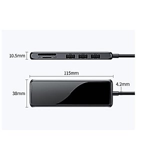 SHYPT TypeC Docking Station Expansion Notebook USB Conversion HDMI Splitter HUB Computer Adapter Desktop Accessories