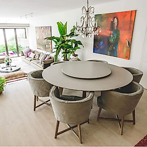 FengWu 8 Pack 6 inch Lazy Susan Hardware 5/16" Thick Square Rotating Bearing Plate with 220lbs Capacity, Zinc Plated Steel Swivel Plate for Kitchen Storage Rack, Cake, DIY Project