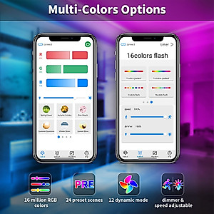 BASON LIGHTING Under Cabinet Lights with 44 Keys Remote and Power Supply, Under Bed Lights 32.8ft High Bright 300 LEDs Light Strips Kit for Kitchen,Bar,Computer Desk, Wall Lights.