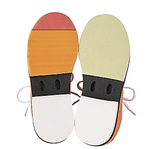 DHAEY Bowling Shoes Men Women Professional Microfiber Bowling Shoes Comfortable Breathable Lightweight Wear-Resistant Beginner Bowling Sneakers (Color : Orange, Size : 11 Women/9.5 Men)