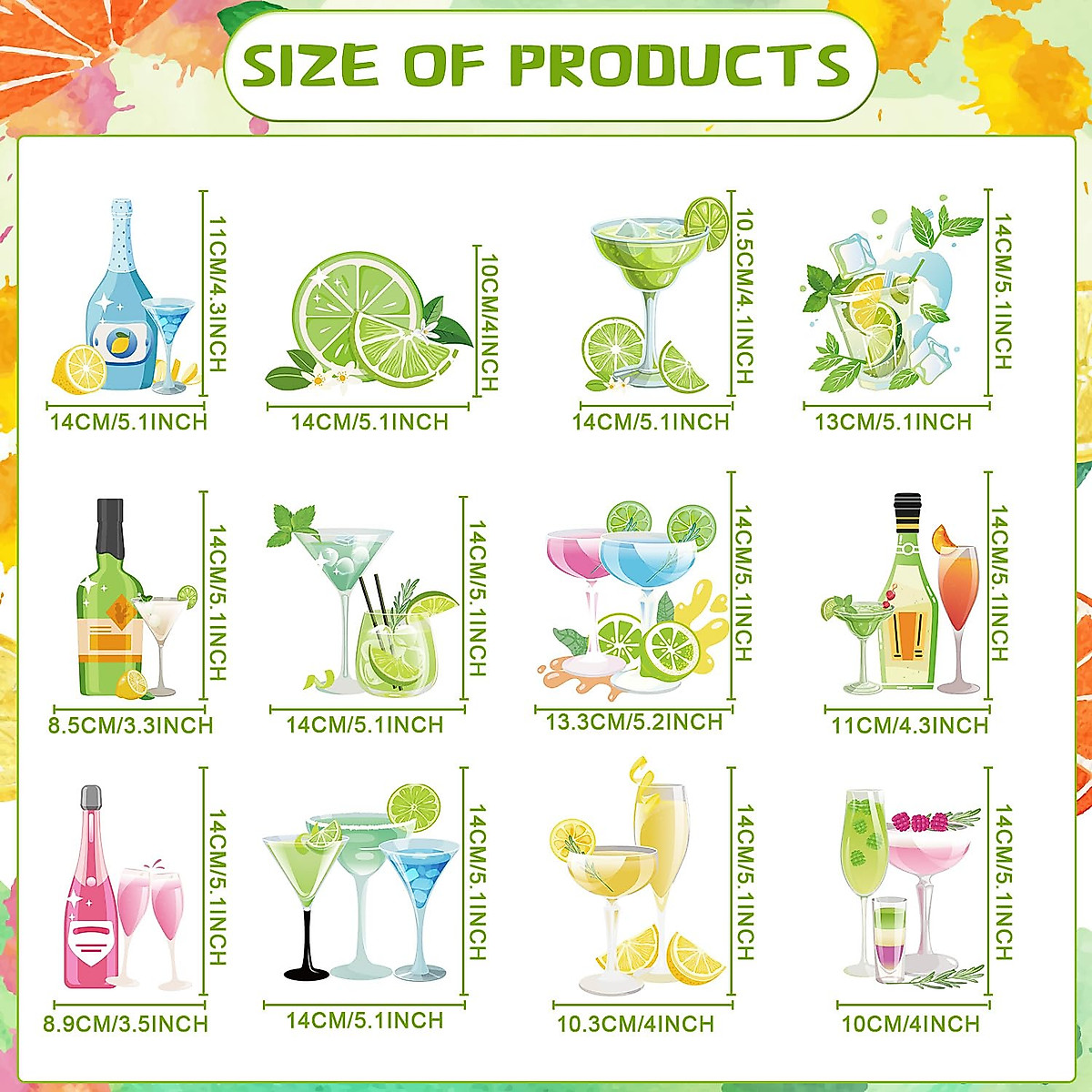 Yoyuspy Margarita Bachelorette Party Decorations - 24PCS Margs and Matrimony Bachelorette Hanging Swirls Martini Themed Party Hanging Decor Cocktail Mexican Fiesta Bridal Shower Party Supplies